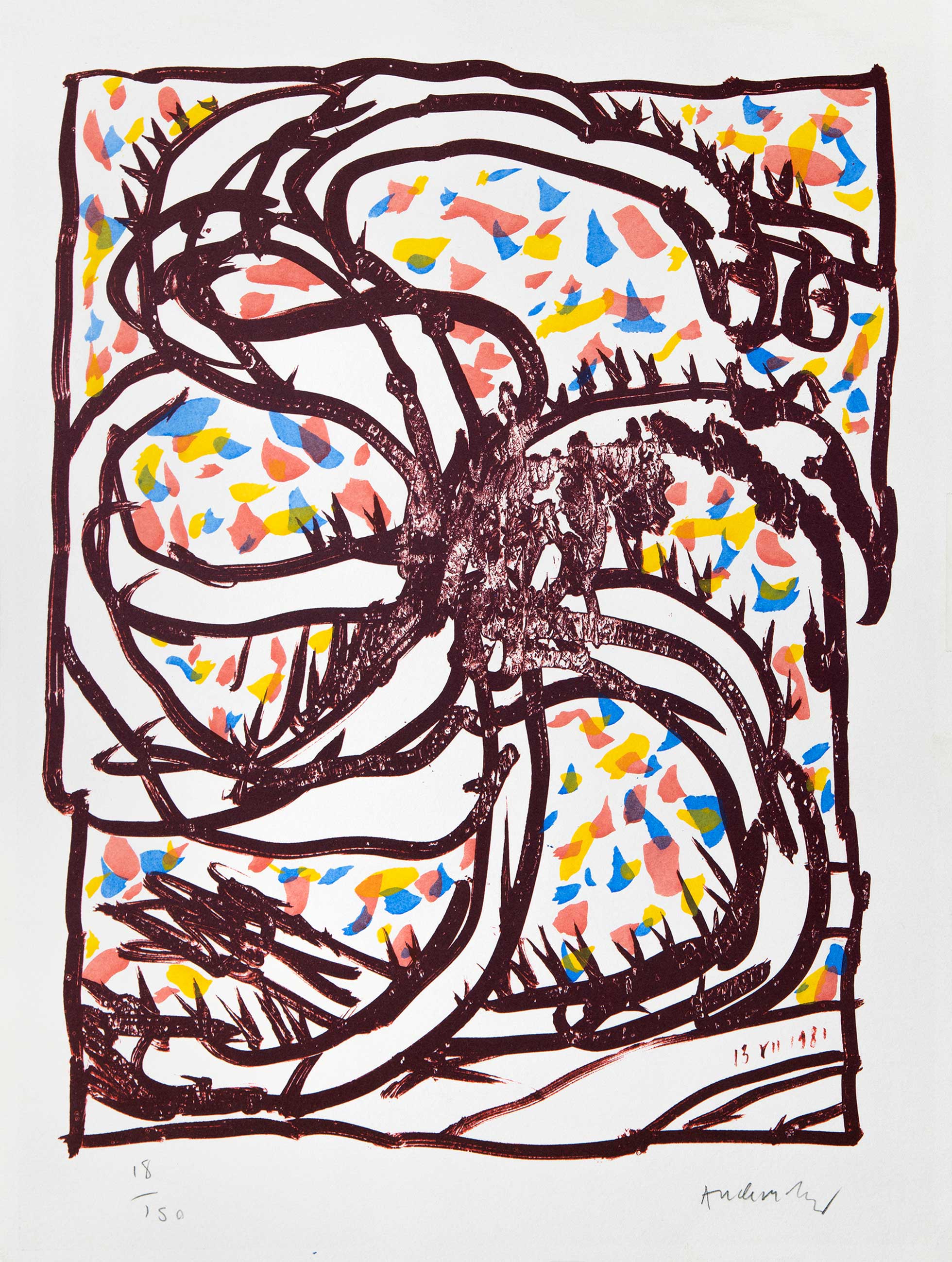 Pierre Alechinsky - artiste - Galerie Lelong & Co.